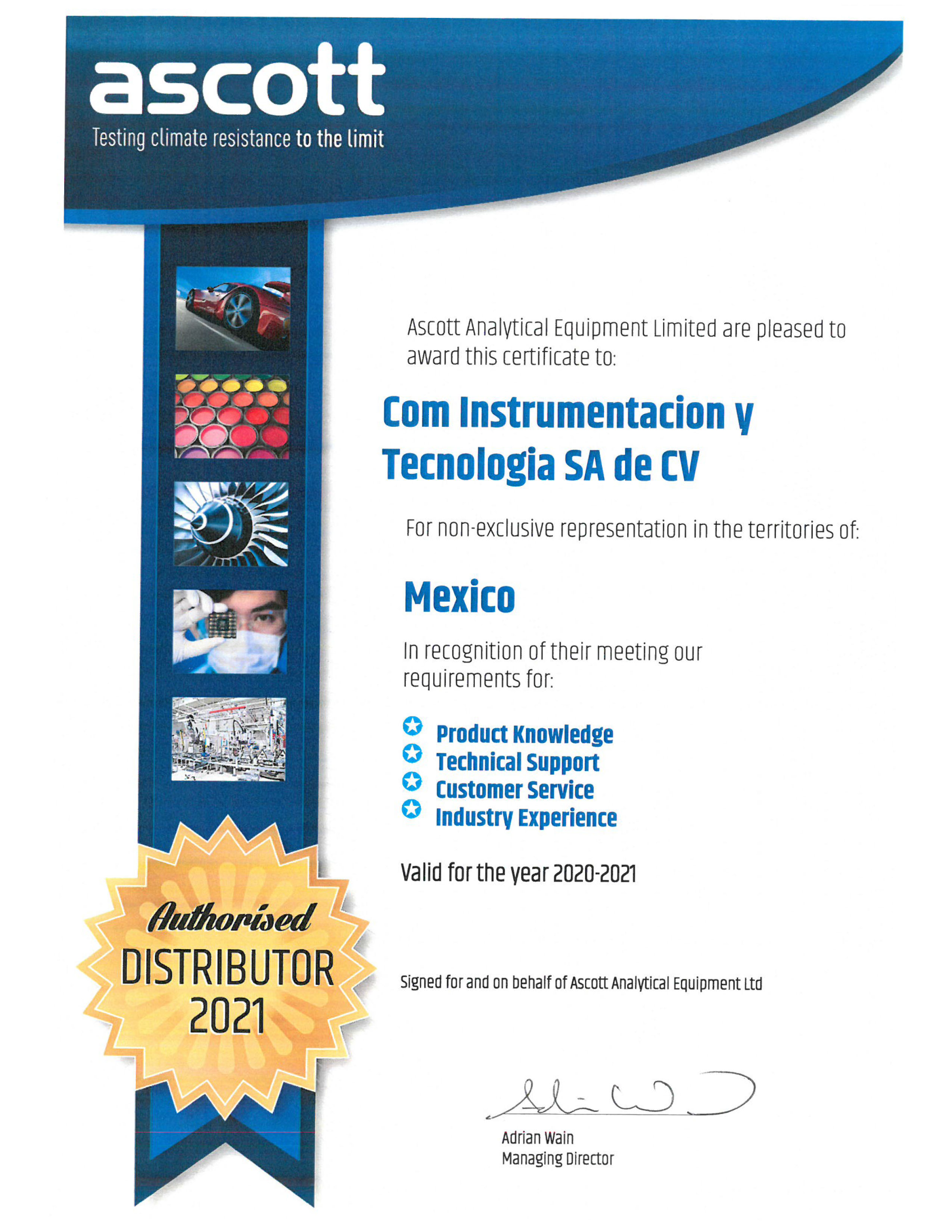 Acreditaciones | Comintec