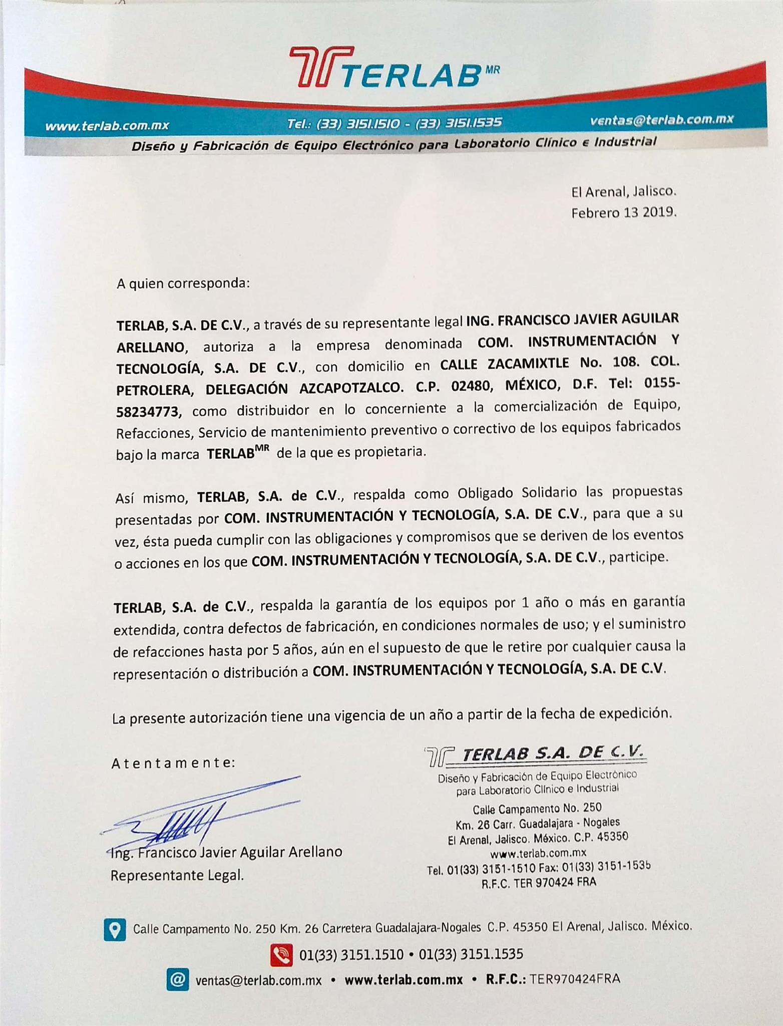Acreditaciones | Comintec